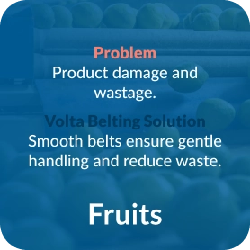 Product damage and wastage - Volta Belting